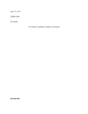 FTIR lab - Report on Fourier transform infrared - FTIR Figure 1. HCl IR ...
