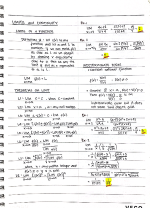Exercise Calc 1 - Engineering Calculus 1 - Studocu
