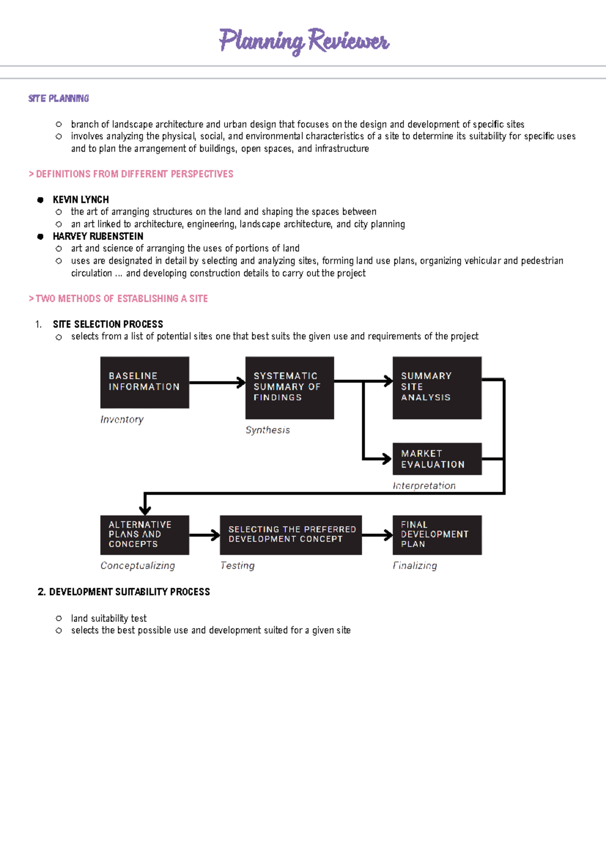 Planning Reviewer - Planning Reviewer SITE PLANNING > DEFINITIONS FROM ...