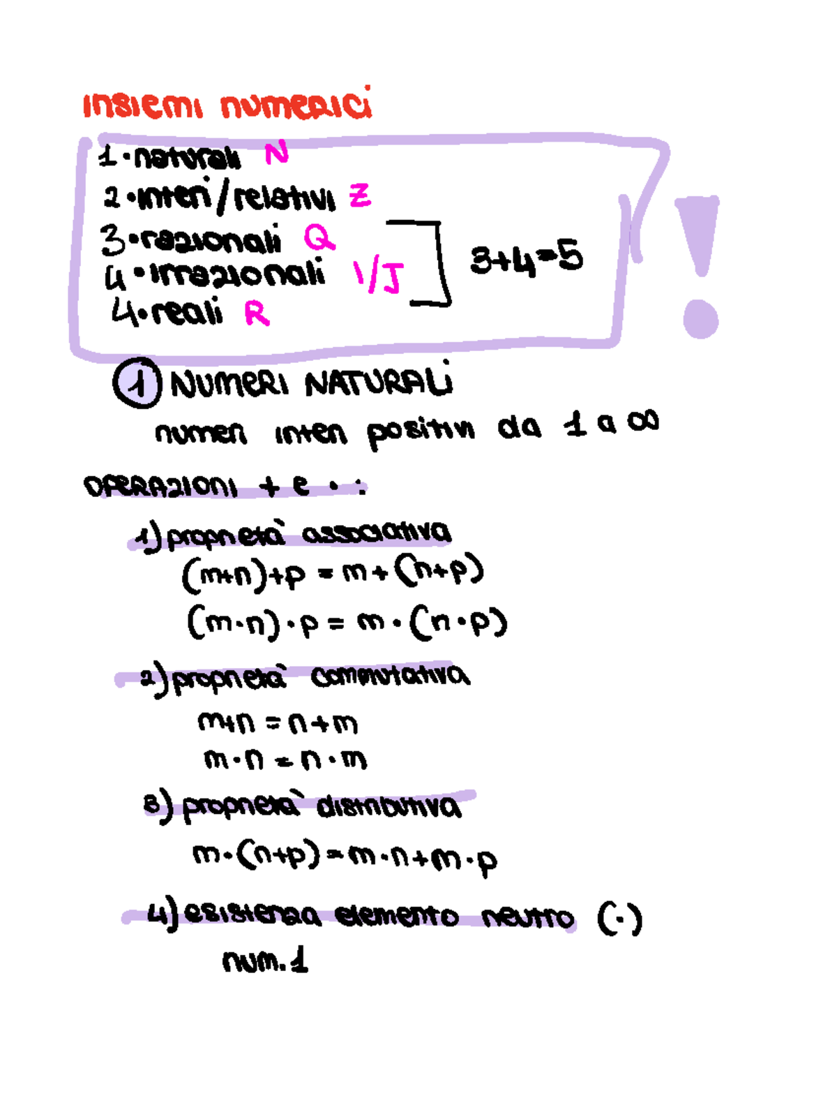 Insiemi numerici e algebra - insiemi numerici 1 naturali N 2 interi ...