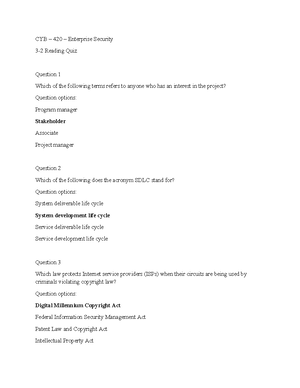 CYB 420 Module Four Project One Greg Romo - CYB- Module 4- Project One: Multi-Level Approach to ...