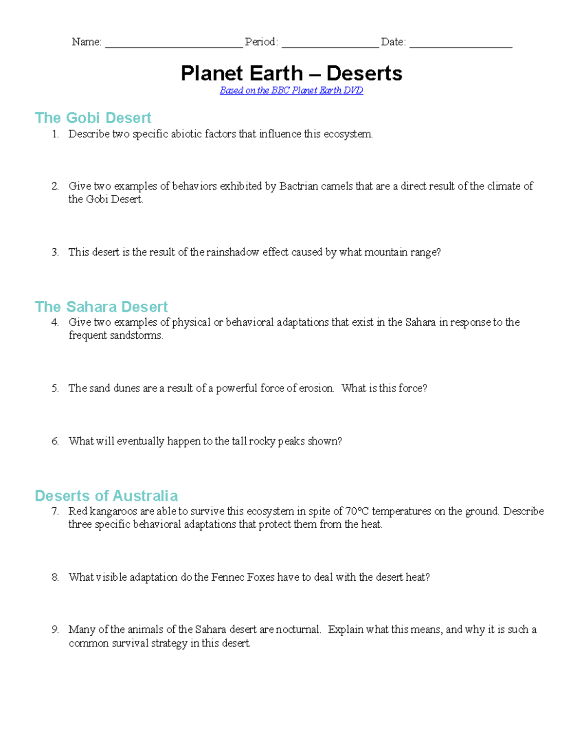 planet-earth-deserts-worksheet-name-period