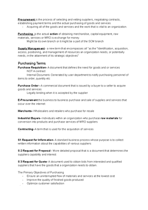 Chapter 4 Intro to Supply Chain - Chapter 4 Intro to Supply Chain ...