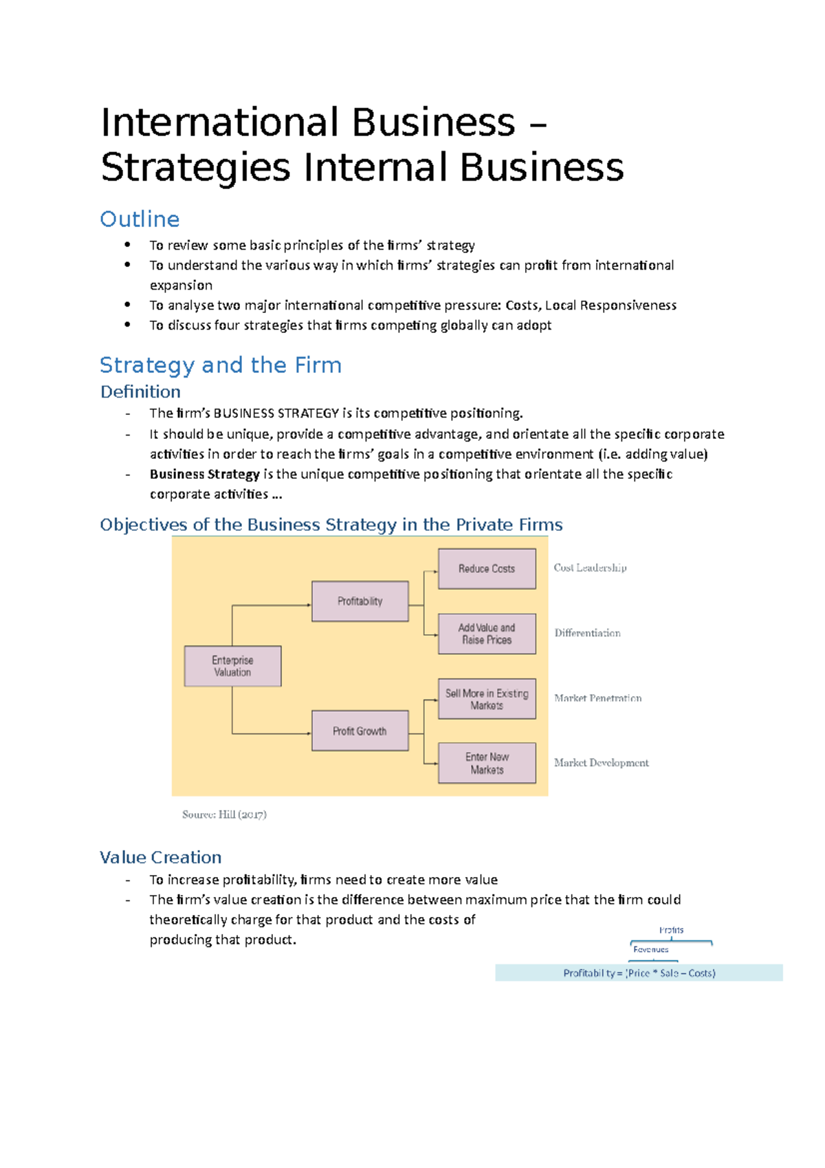 IB 6 - Strategies of International Business - International Business ...