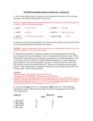 Genetics Exam 1 Review - Module 1 Introduction Genetics is the study of ...