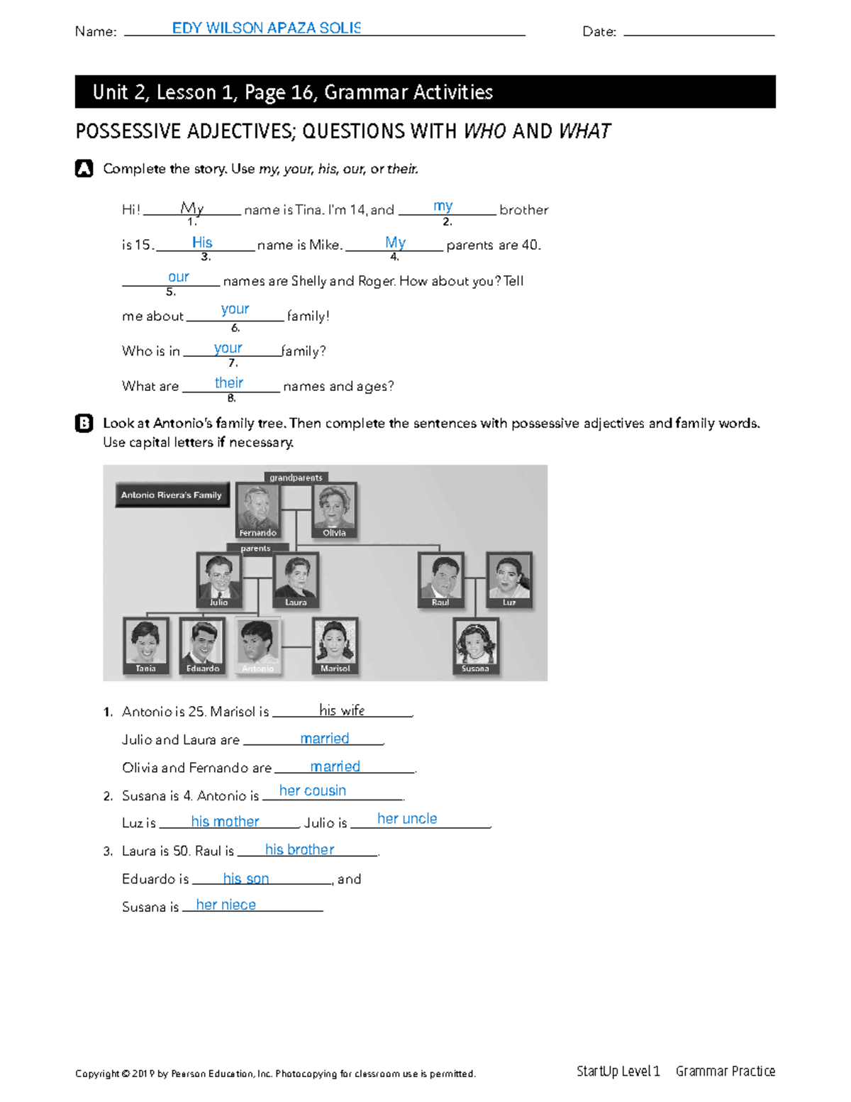 UNIT 2 - Basic I-1 tarea de EDY Wilson Apaza Solis - StartUp Level 1 ...
