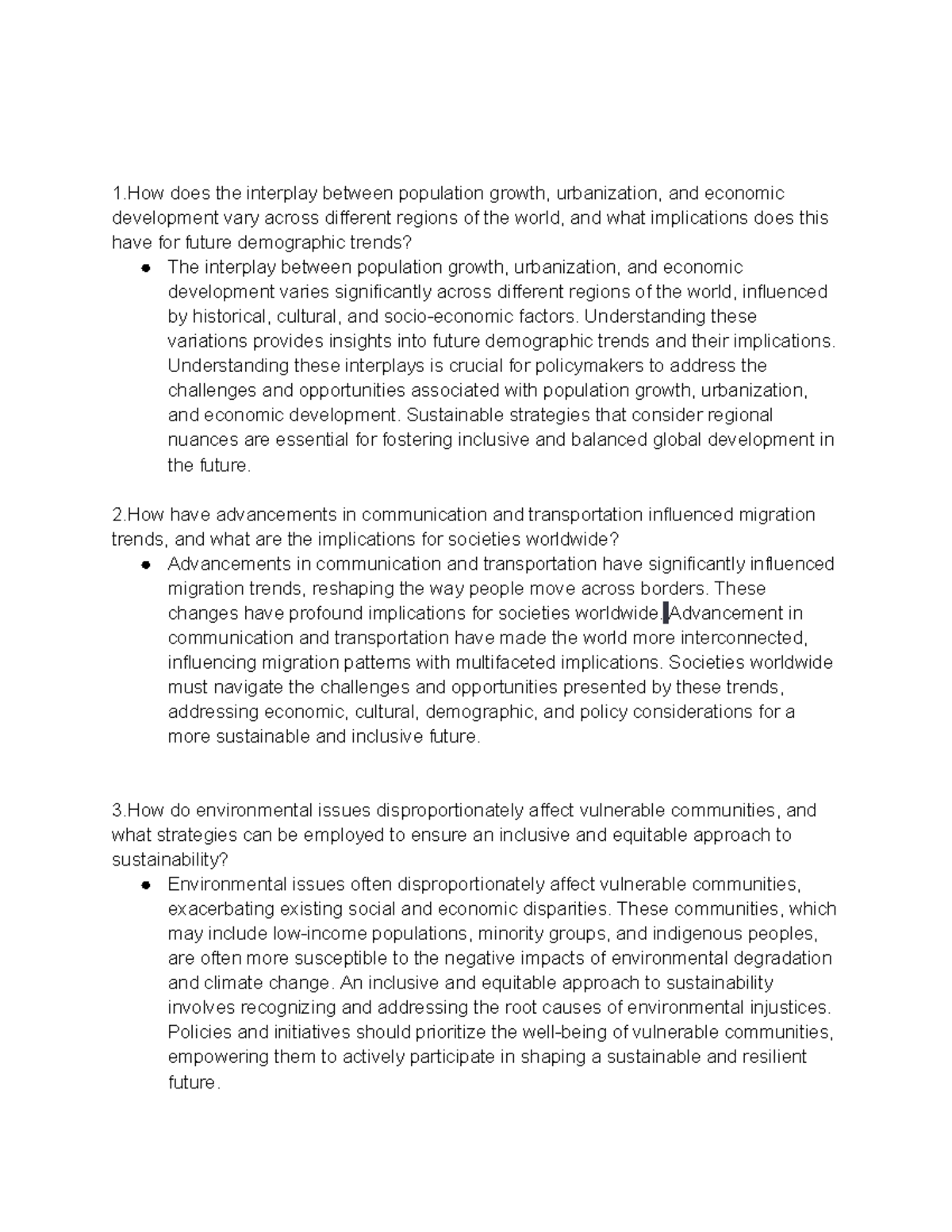 Act F2 - Act F2 - 1 does the interplay between population growth, urbanization, and economic ...