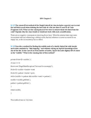 Chapter 3 - List, Array Lists, Linked Lists, Iterators, Stacks, Queues - instance variables The ...
