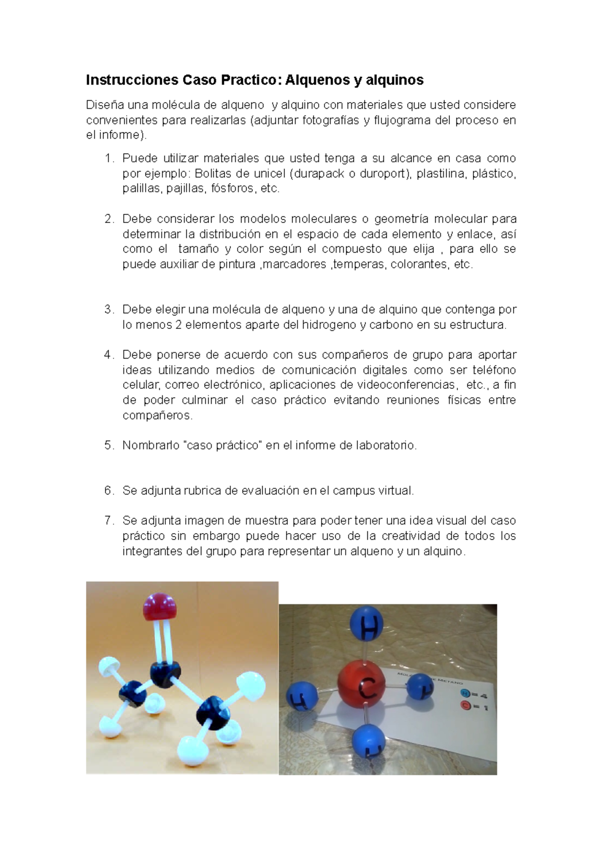Caso Practico # 4 Alquenos y alquinos,III PAC 2021 - Instrucciones Caso ...
