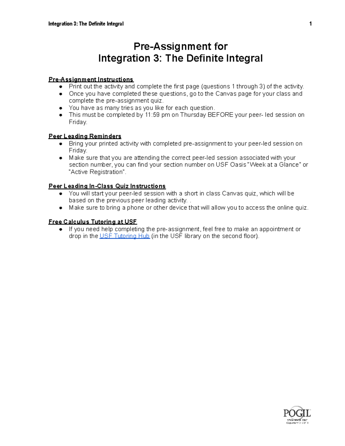 I3 Definite Integrals - Pre-Assignment for Integration 3: The Definite ...