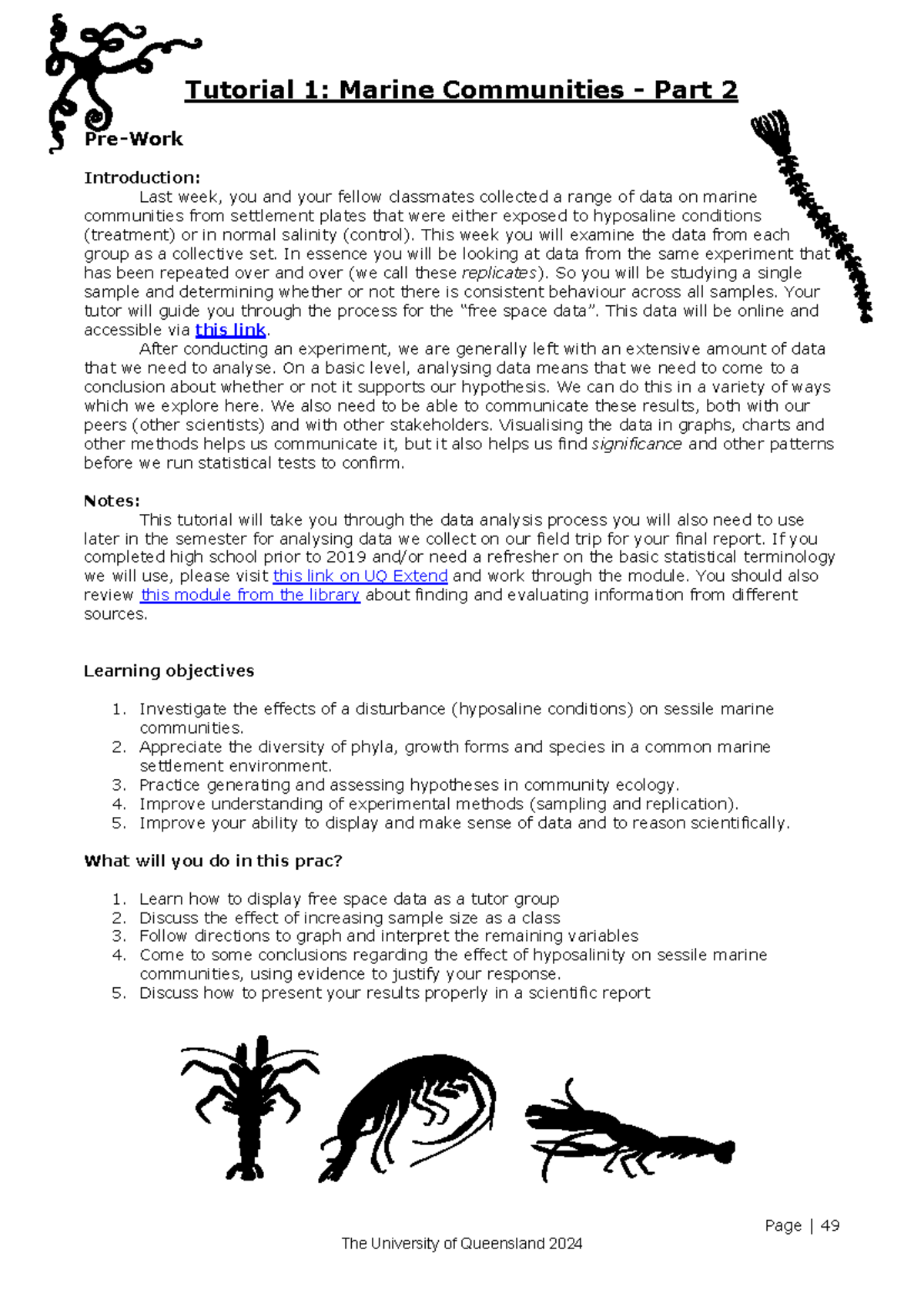 Tutorial 1 Manual v1 - tut - Page | 49 Tutorial 1: Marine Communities ...
