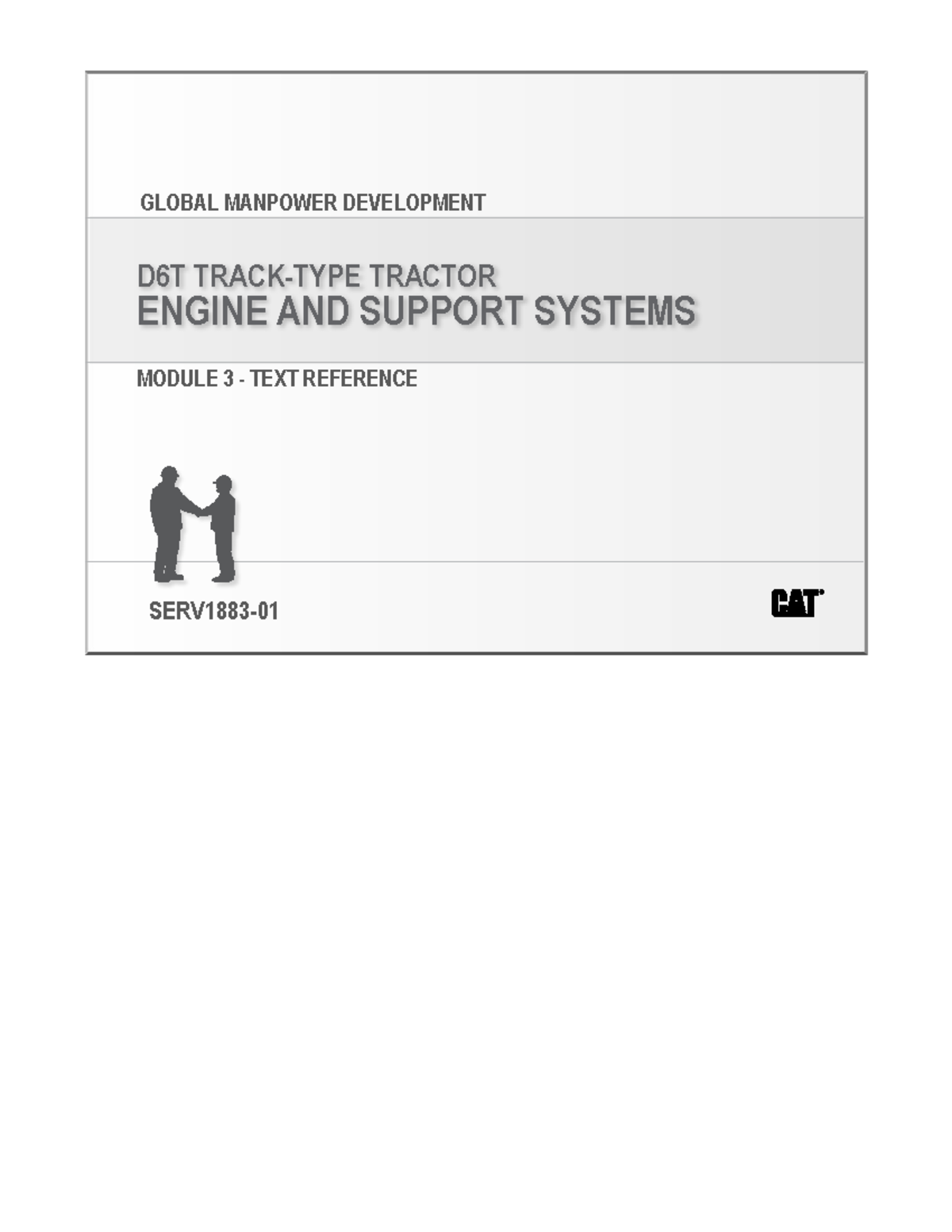D6T M03 Engine Sup Sys EN SLD - Global Manpower DevelopMent D6t track ...