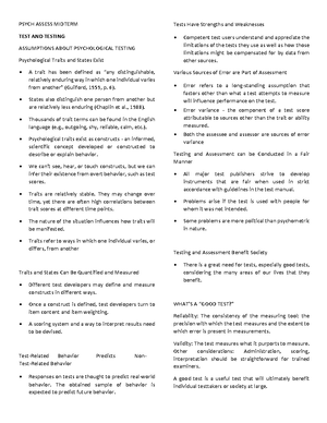 Case Study Client 1 - this is an example of a psychological assessment ...