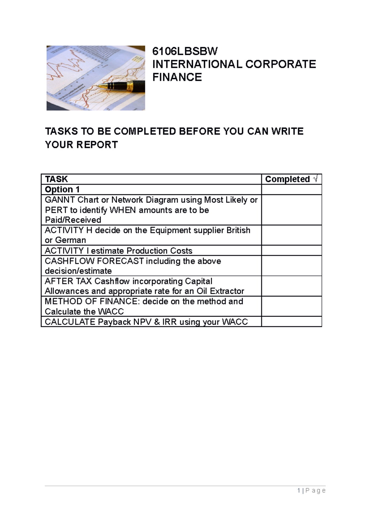 Checklist+of+ Tasks+to+be+ Completed - 6106LBSBW INTERNATIONAL ...