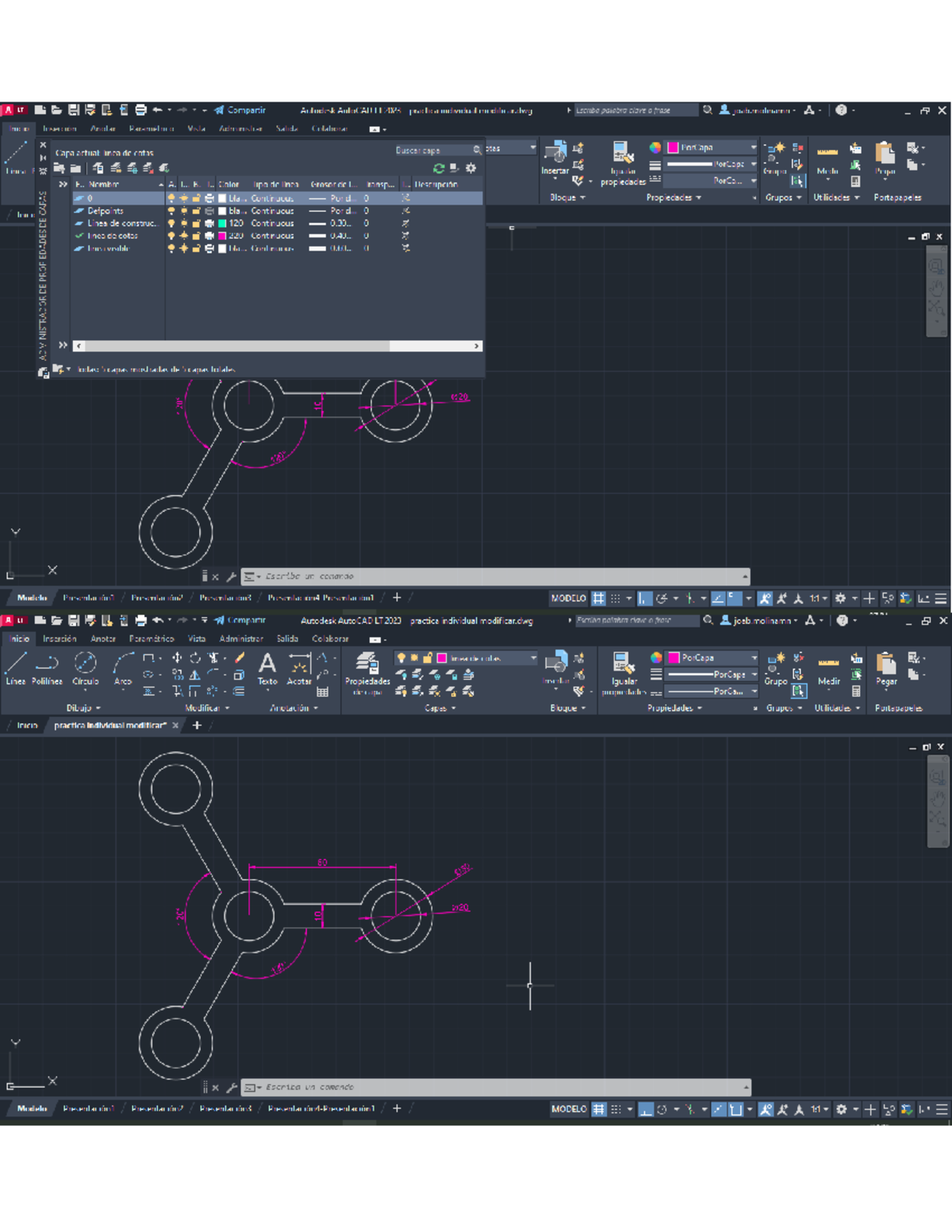 Practica individual - dibujo - Dibujo Para Ingeniería - Studocu