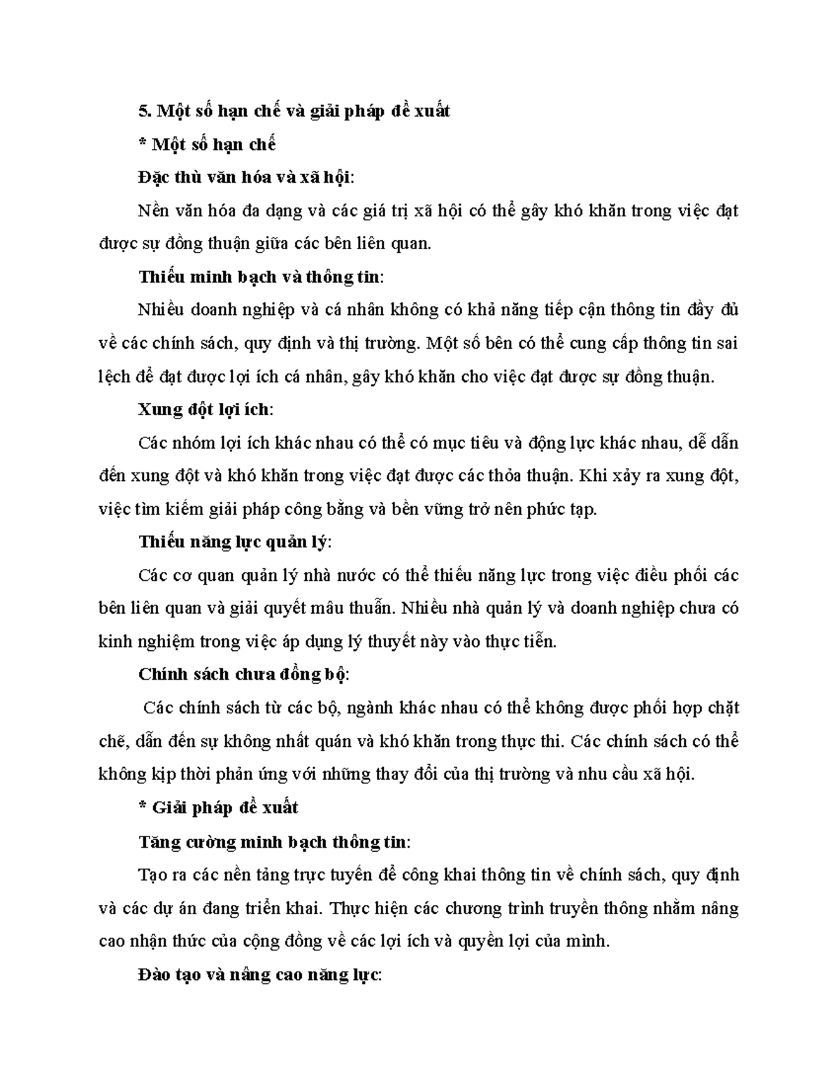 Han che va giai phap - Han che va giai phap - Một số hạn chế và giải ...