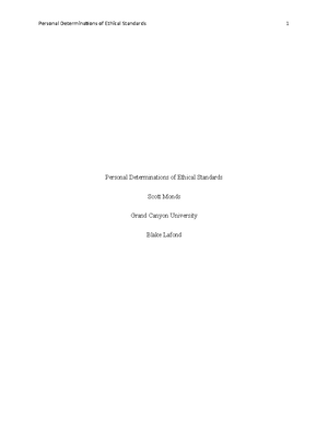Chapter 5 Notes - Ethical Decisions and Dilemmas in Criminal Justice ...