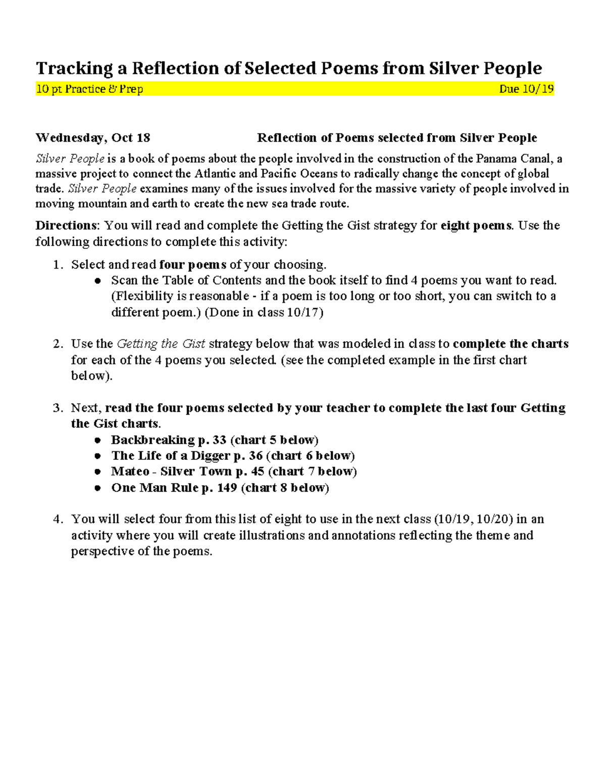 Copy of Silver People 'Get the Gist' Annotation - Tracking a Reflection ...