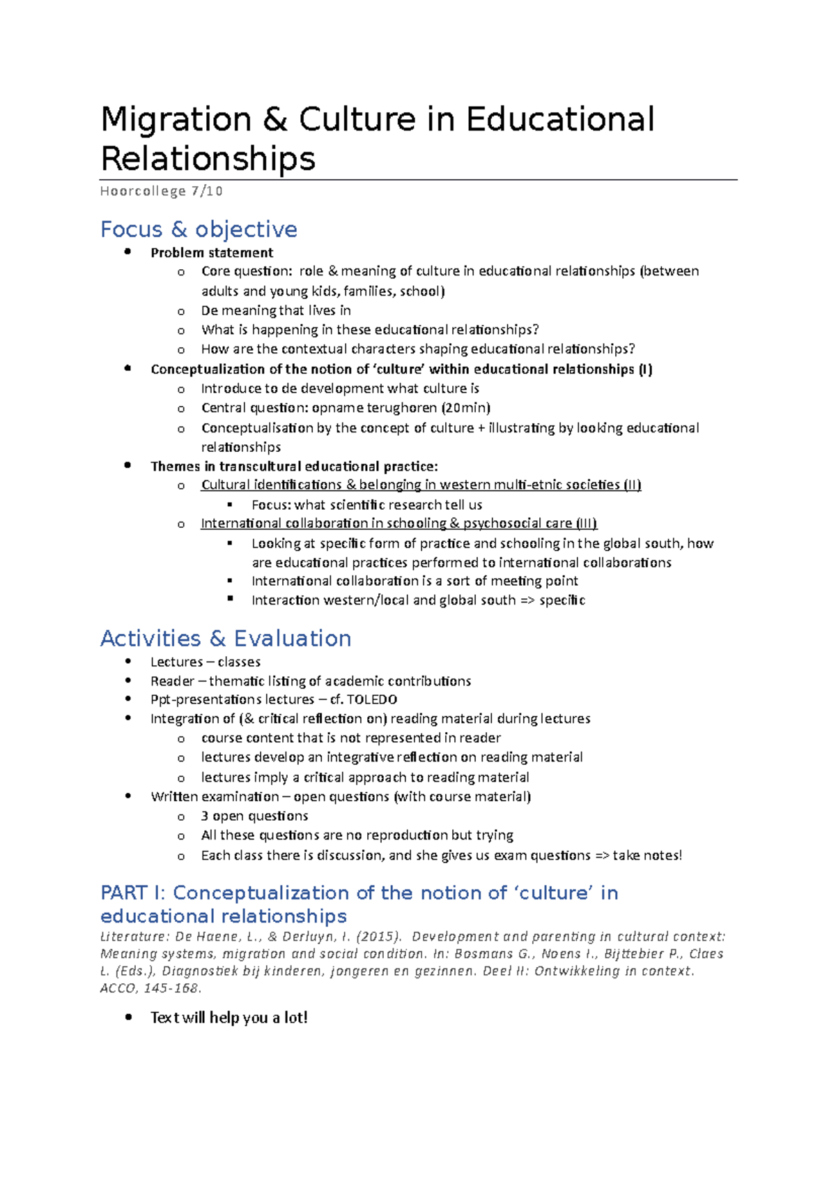 Migration & Culture in Educational Relationships - Migration & Culture ...