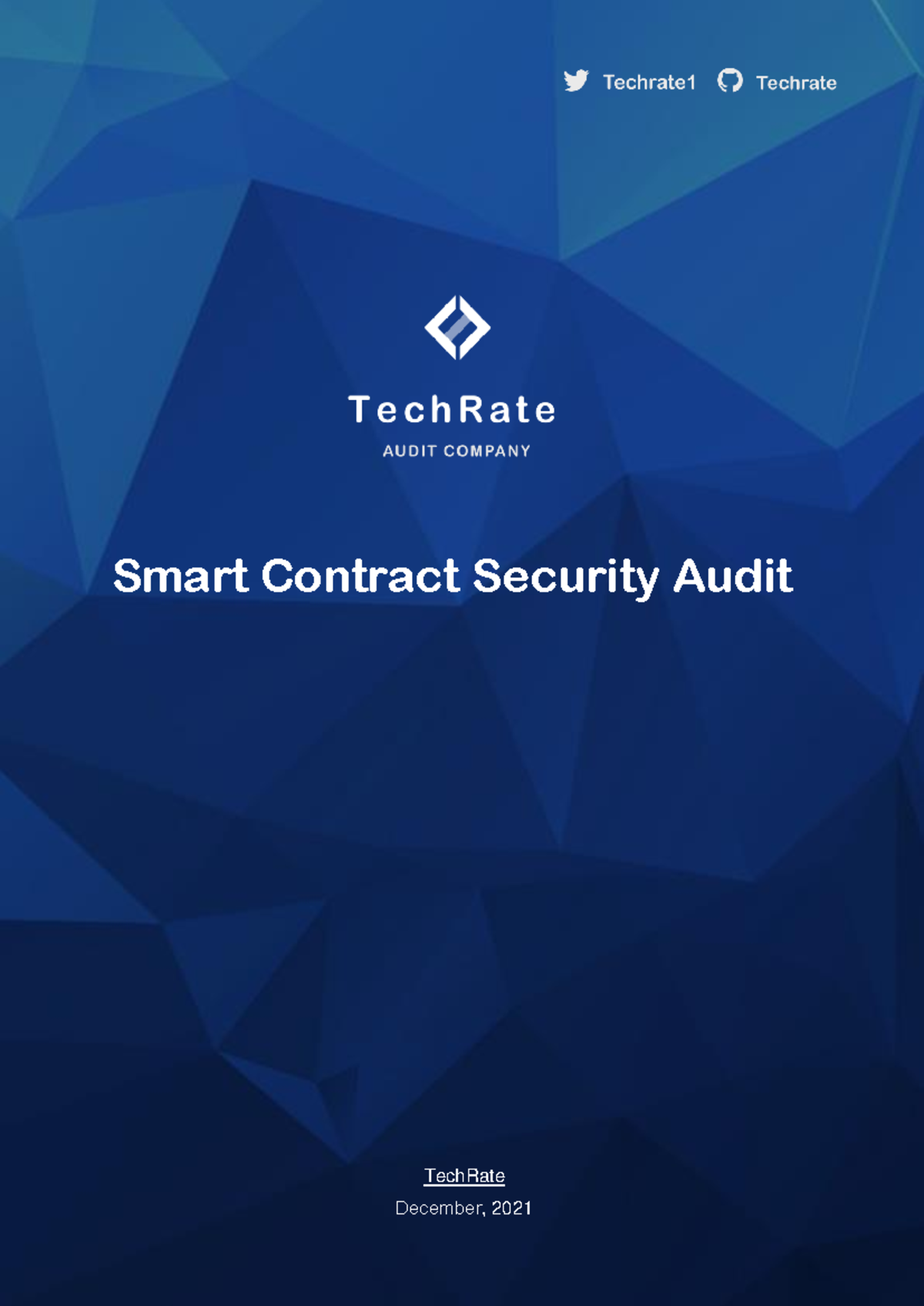 Cakebnb Full Smart Contract Security Audit - Smart Contract Security Audit TechRate December ...