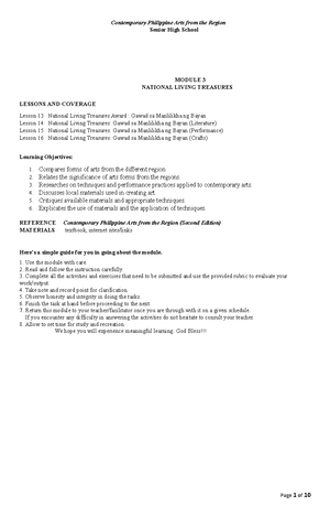 Biology Q4-Module - SAMPLE MODULES FOR SENIOR HIGHSCHOOL STEM - Senior ...