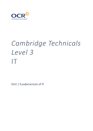 Unit 2 - Global Information - Unit 2 Global information R/507/ Guided ...