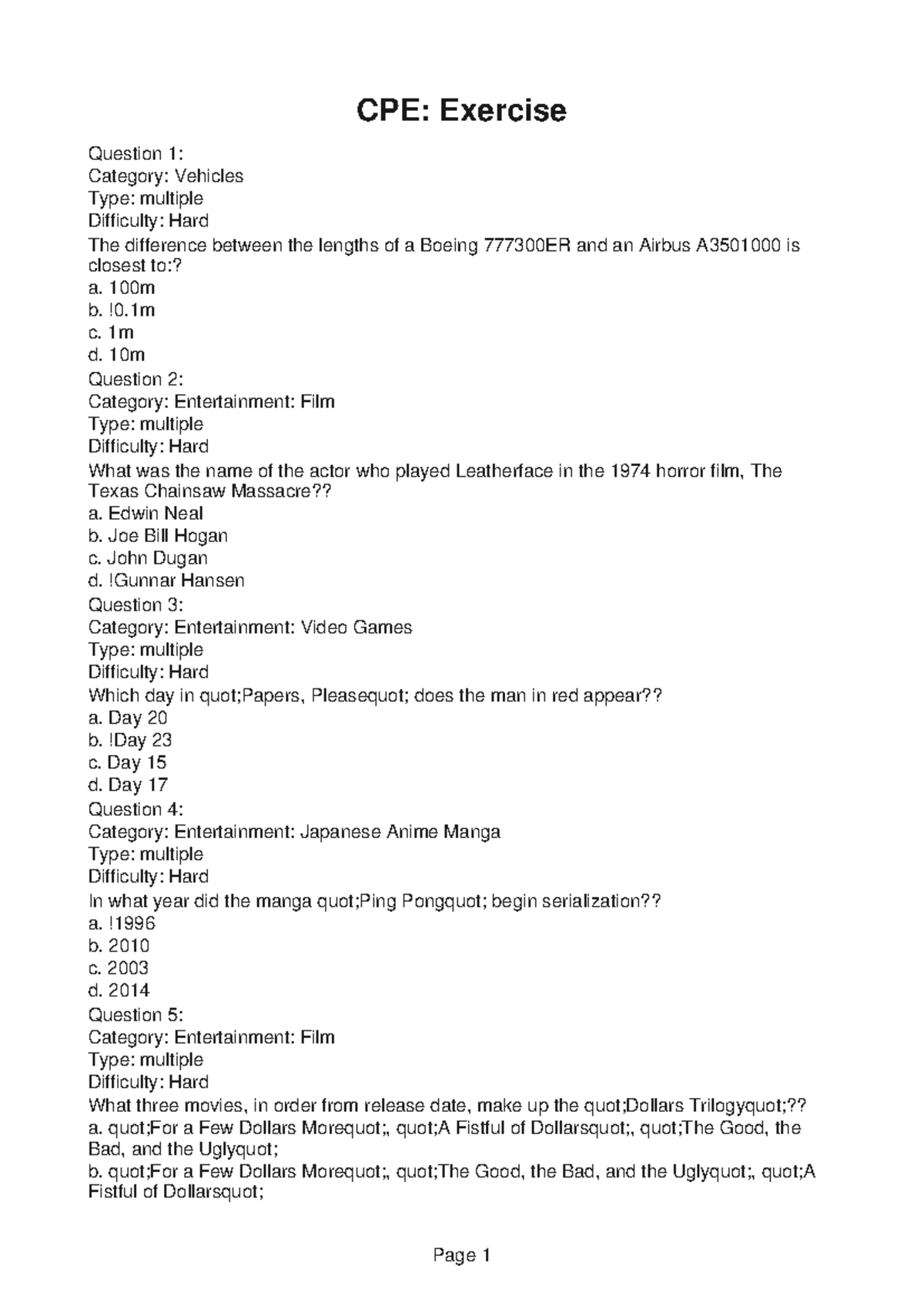 CPE164 Soultions 7 - Studocu