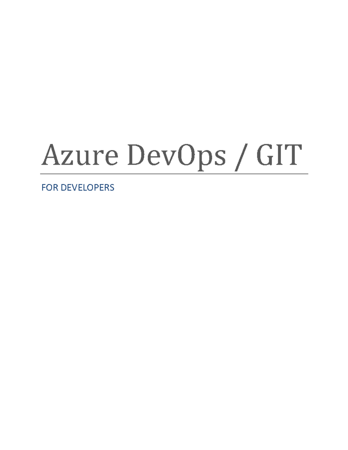 Patrick Videos Azure Dev Ops Repos GIT Visual Studio Developers 2022 - Azure DevOps / GIT FOR ...