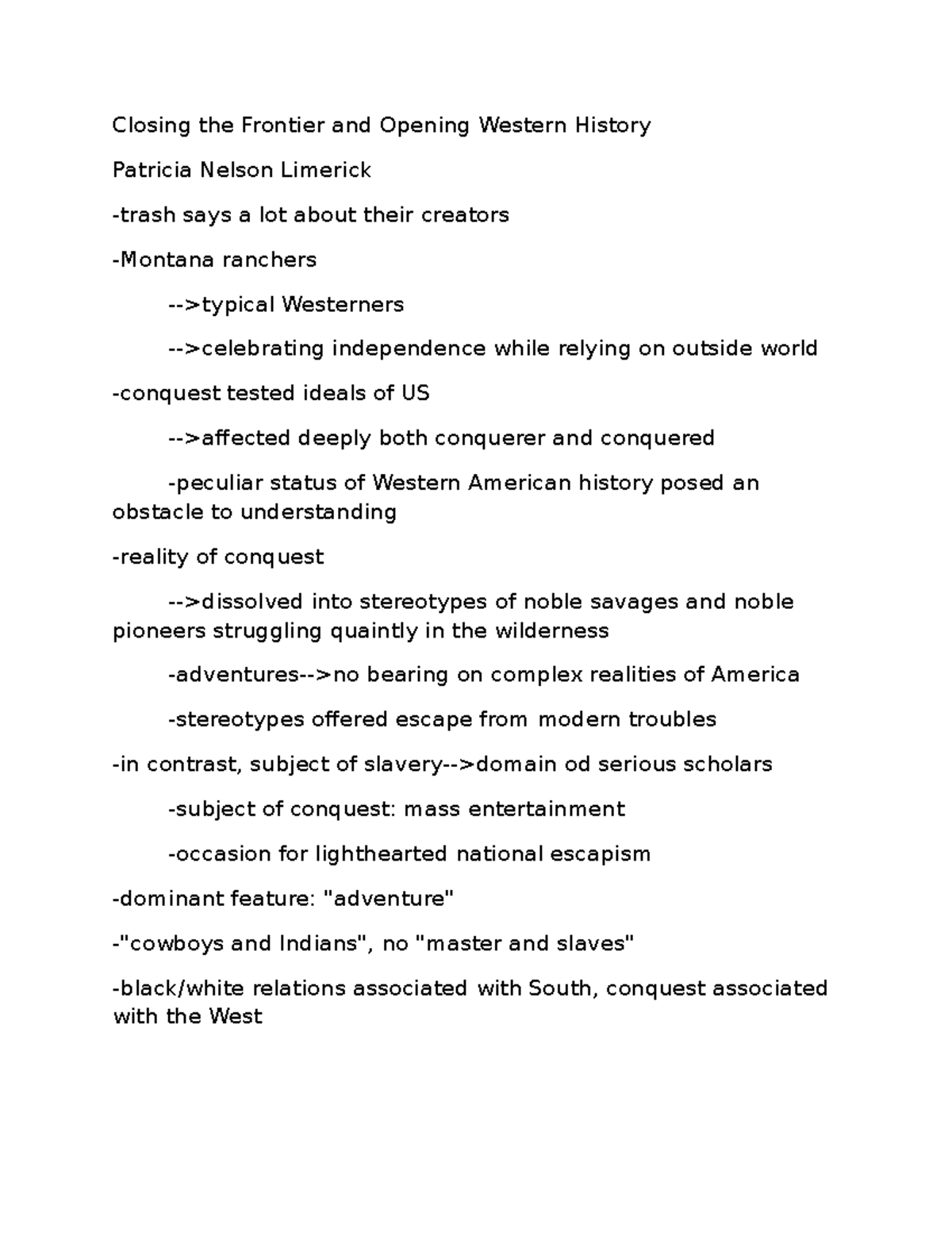 ESPM 50 – F’16 –Closing Frontier and Opening Western History part 1 ...