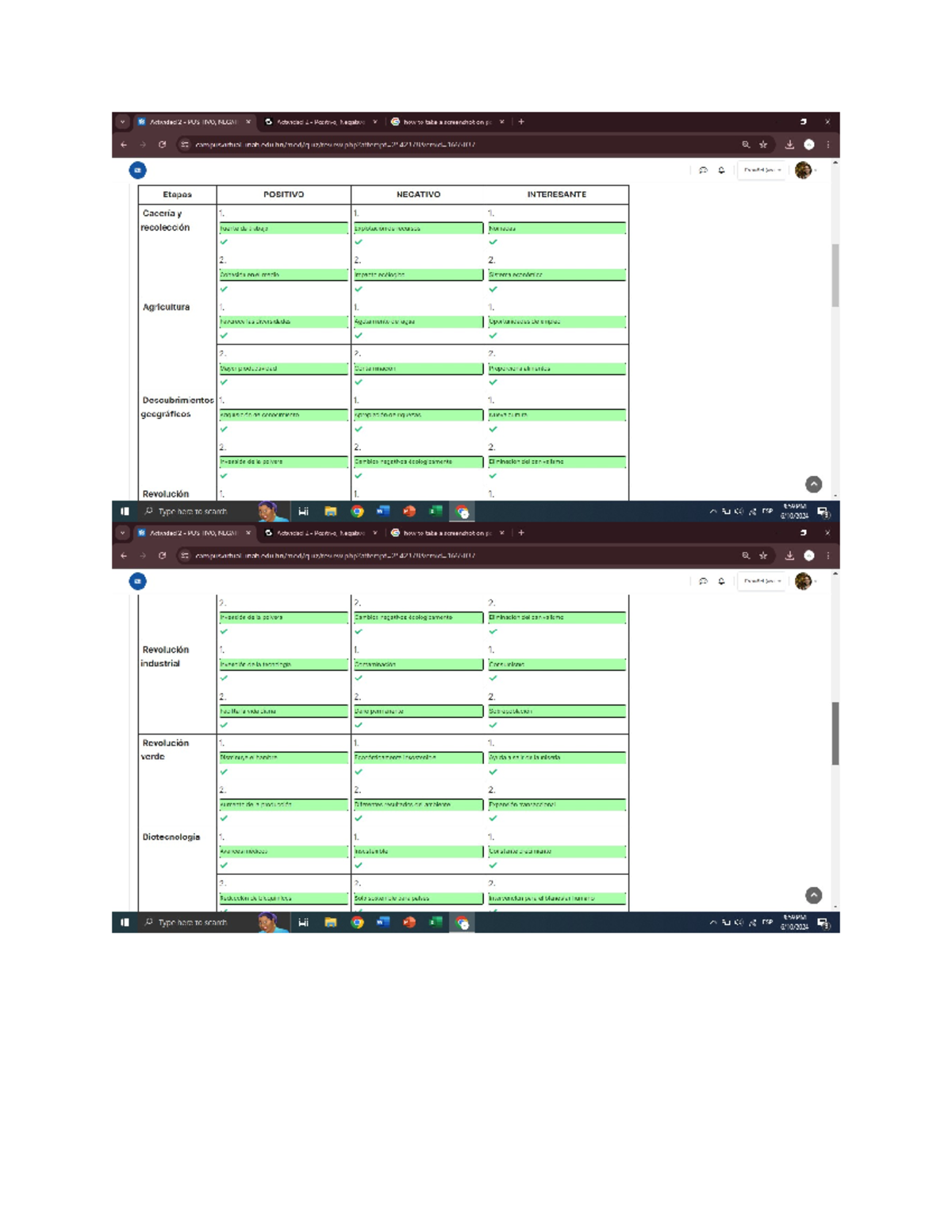 Positivo, Negativo E Interesante (PNI) 1002-EDUCACION AMBIENTAL OPTATIVA-VIRTUAL - Actividad ...