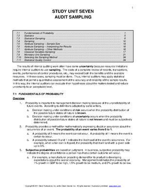 P2 unit 8 - Controls and Red Flags - STUDY UNIT EIGHT OTHER ENGAGEMENT ...