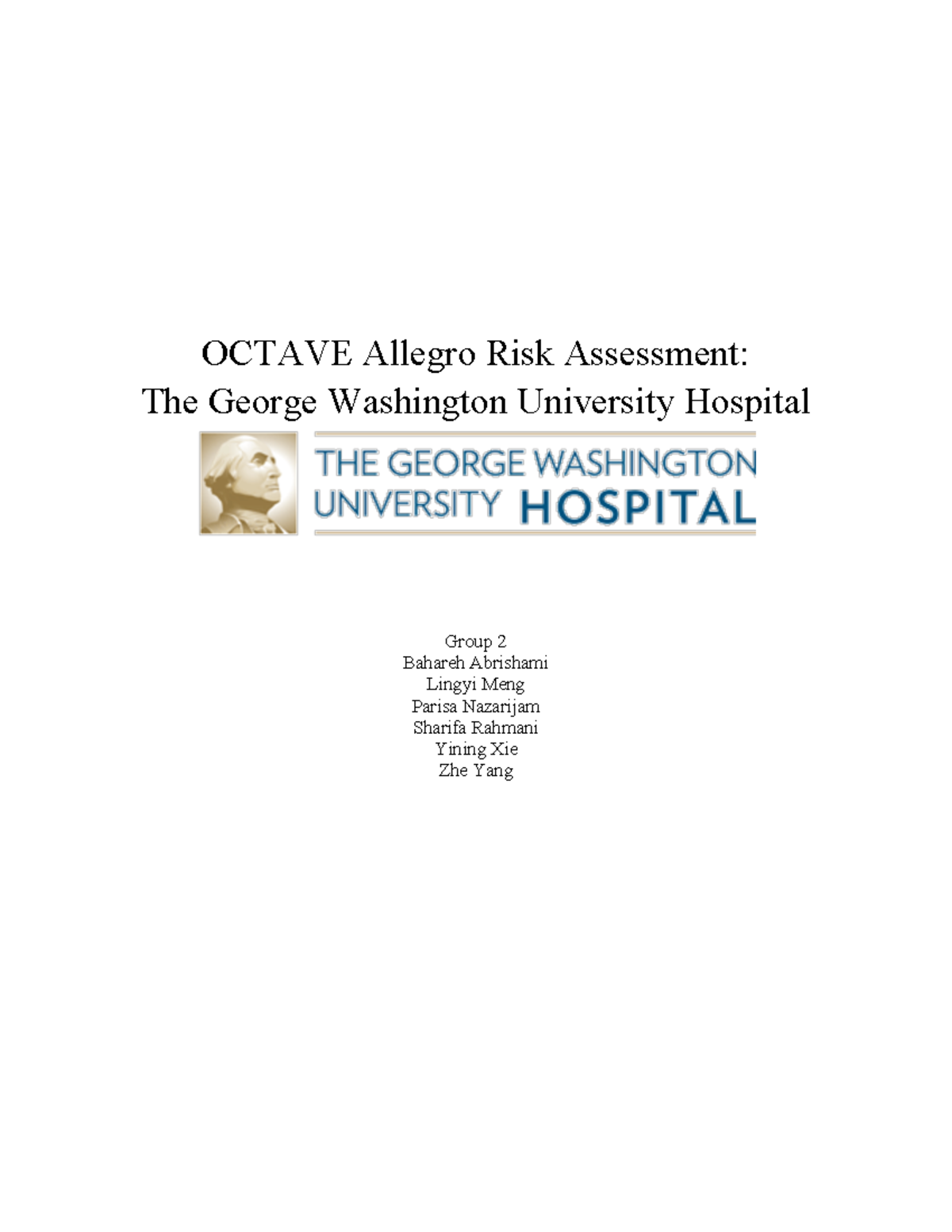Octave Allegro Risk Assessment - OCTAVE Allegro Risk Assessment: The ...