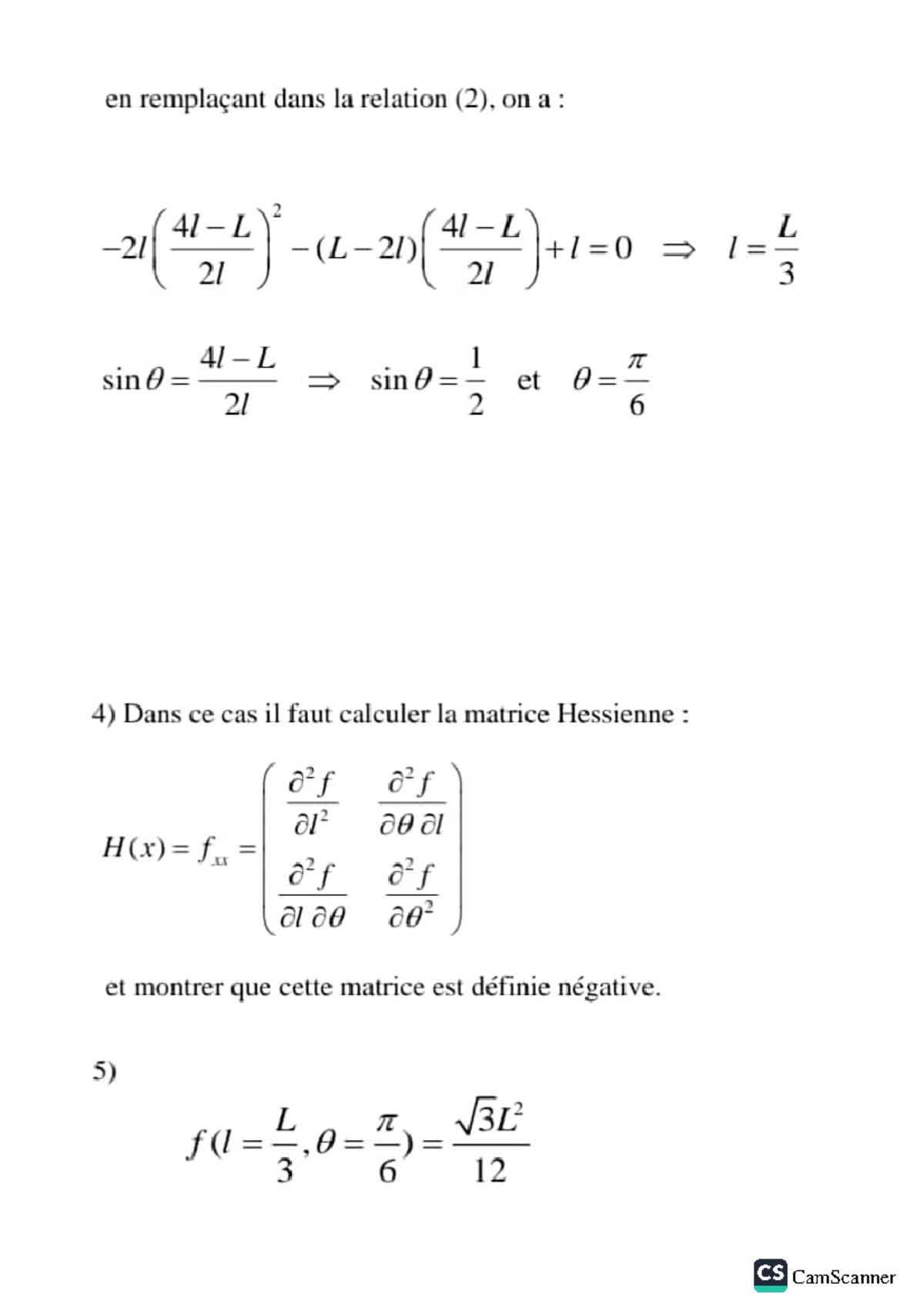 Optimisation linéaire 3 - Studocu