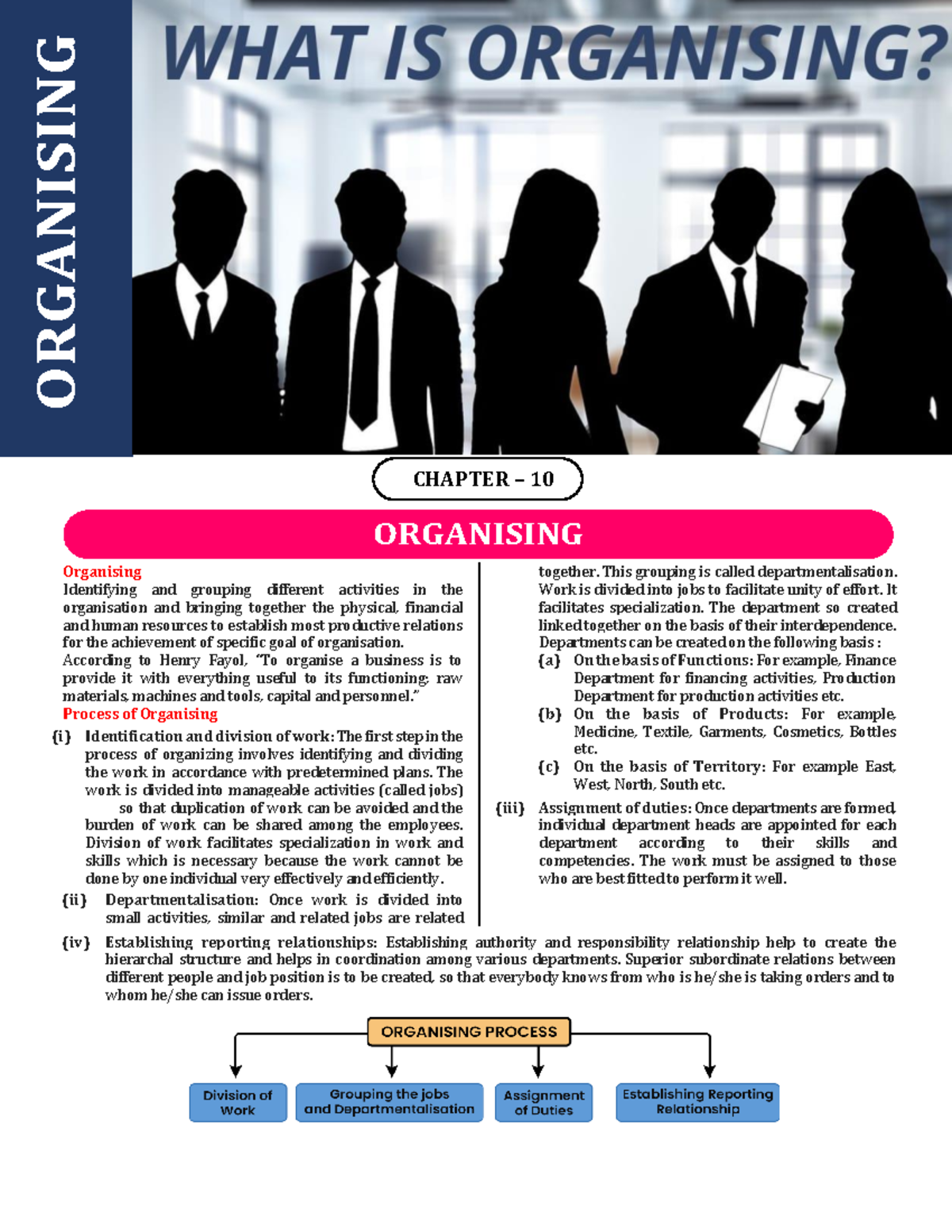 Organising elements - Organising Identifying and grouping different ...