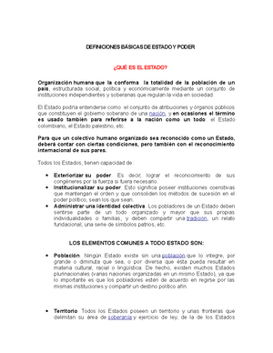 Mapa conceptual Teorias del estado y del poder - 1 TEORIAS DEL ESTADO Y ...