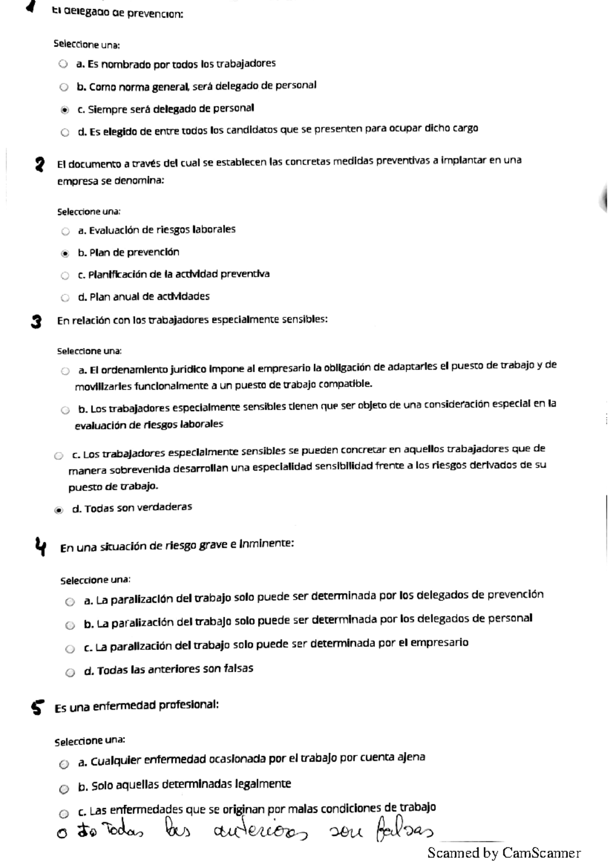 Examen 1 Master PRL - test - Trabajo Fin De Máster En Prevención De ...