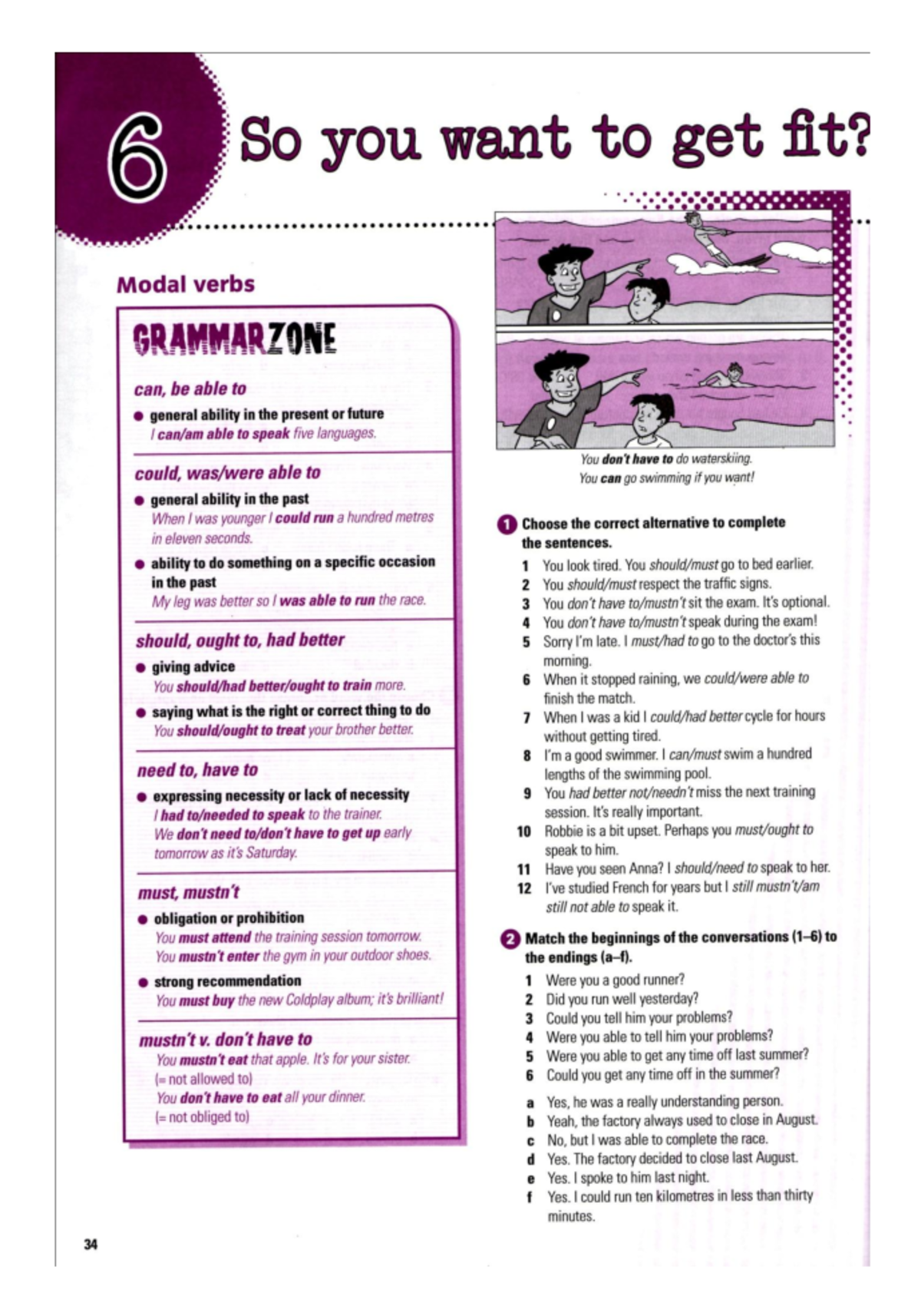 Grammar and Vocabulary Unit 6 - Ingles - Studocu