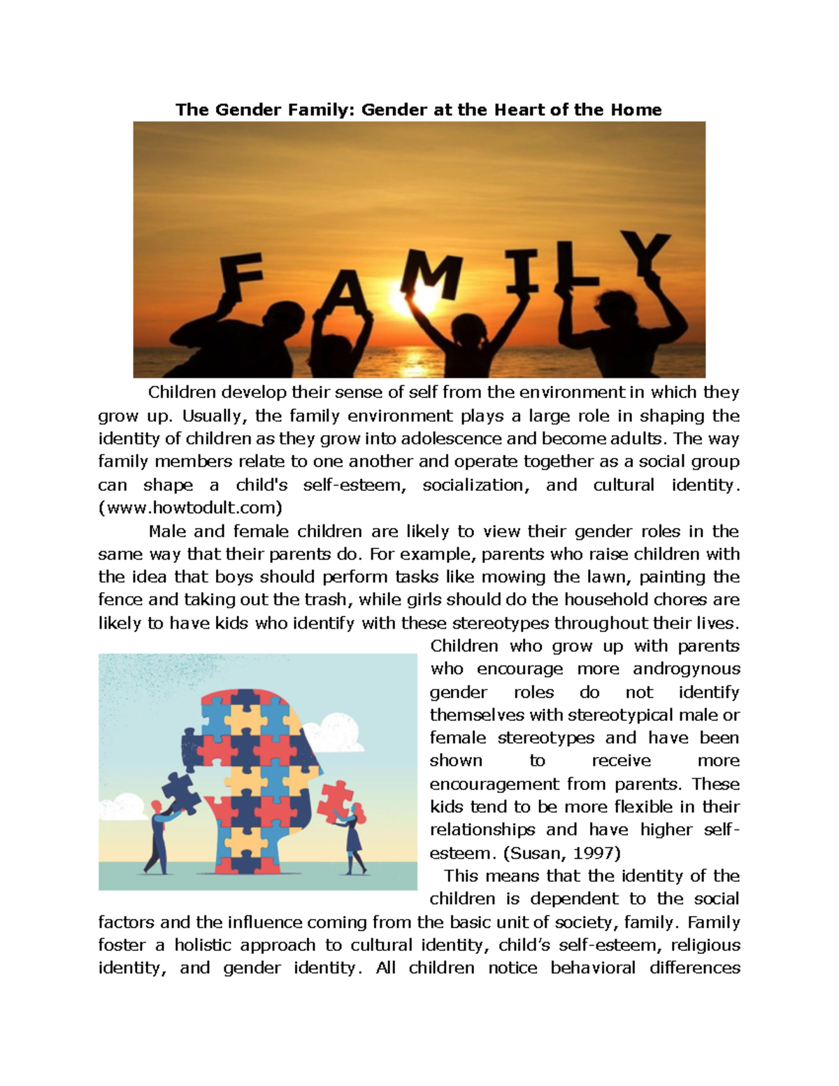 W5-Module 005 The Gender Family - The Gender Family: Gender at the ...