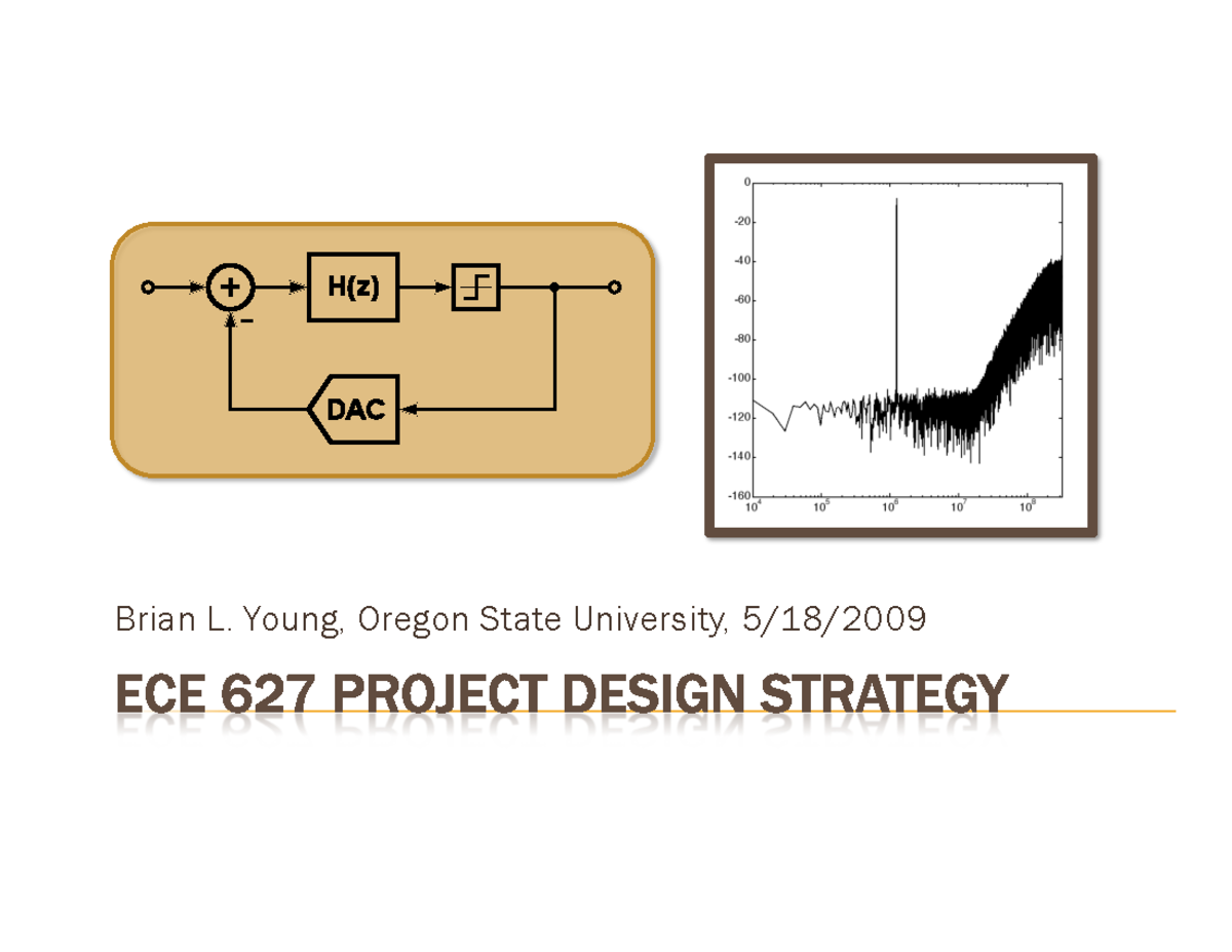 ECE 627 Project Presentation - Brian L. Young, Oregon State University ...