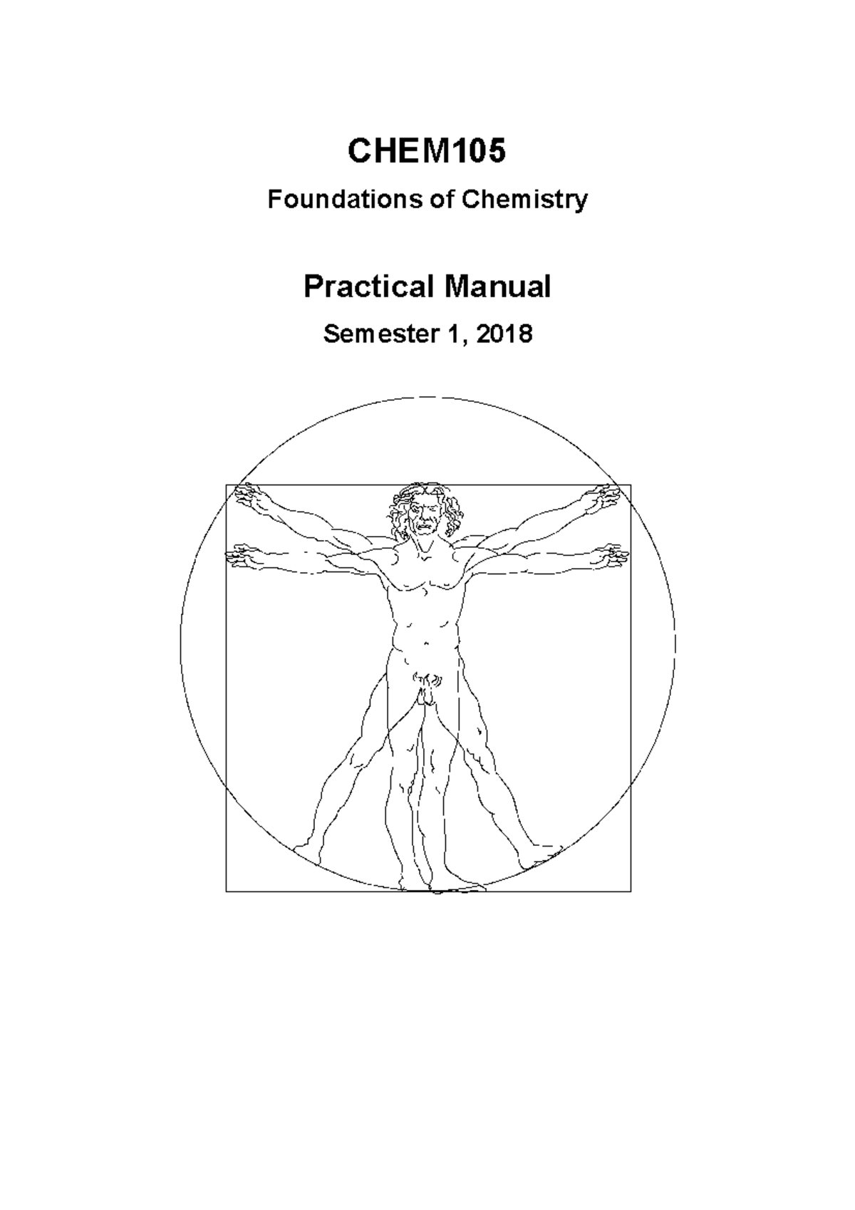 CHEM105 2018 S1 Workshop Manual Student Version - CHEM 105 Foundations ...