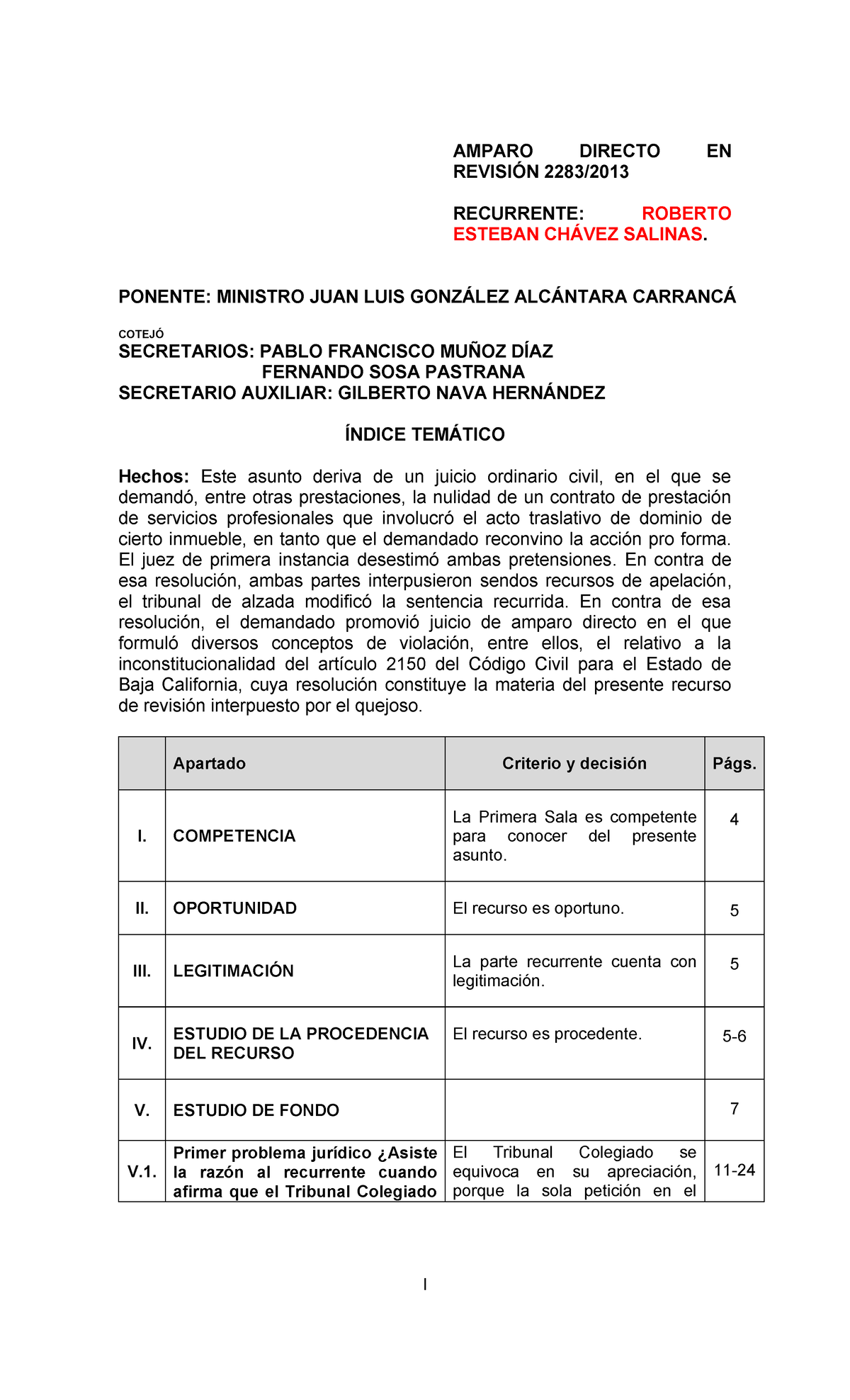 ADR 2283-2013 [metodología para ejercer control de constitucionalidad ...