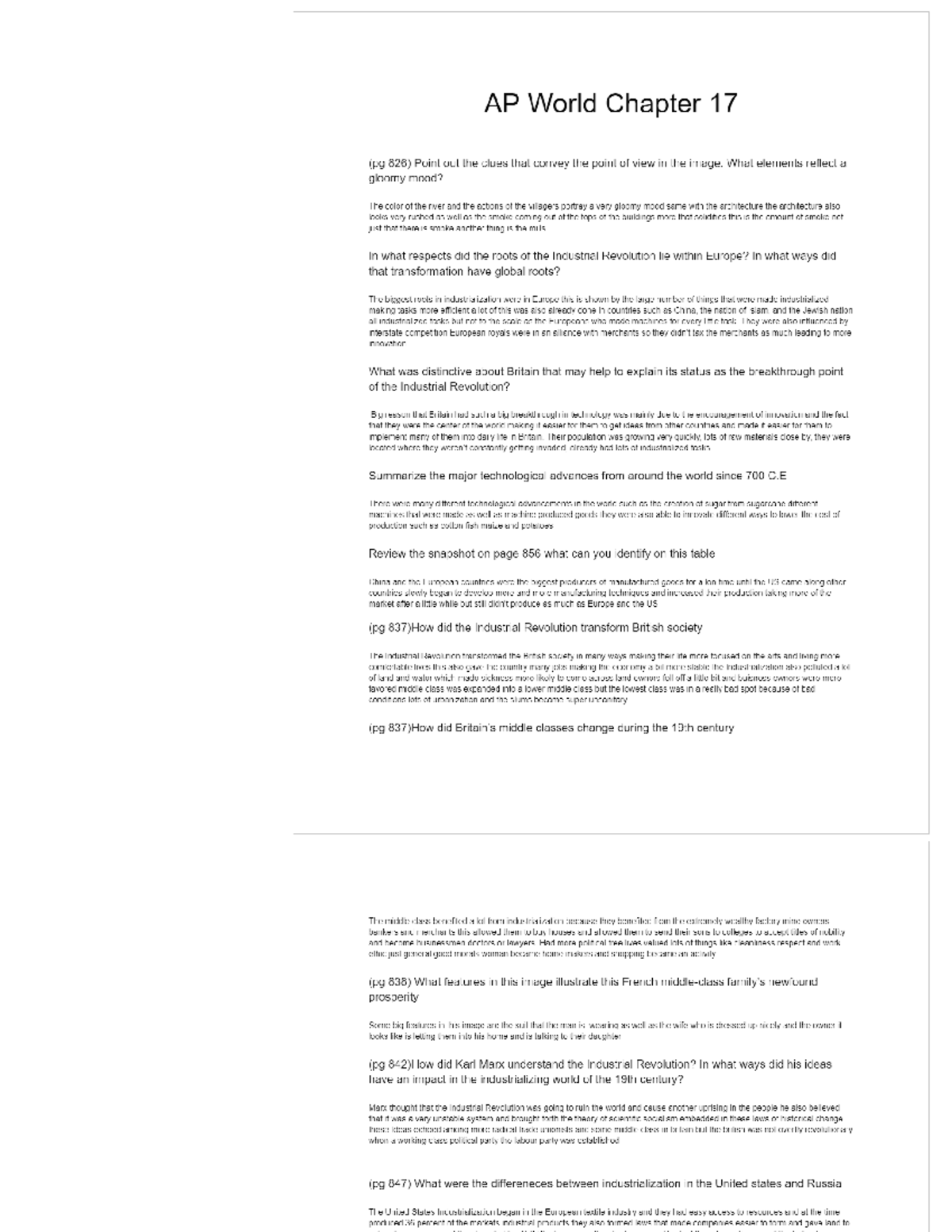 AP World Chapter 17 - Google Docs - AP World Chapter 17 (pg 826) Point ...