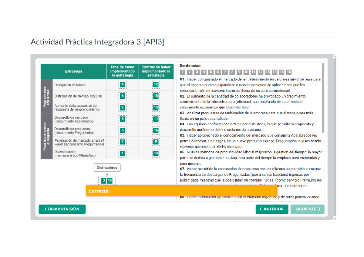 API3-100% - Actividad Practica Integradora 3 al 100% - Desarrollo Emprendedor - Studocu