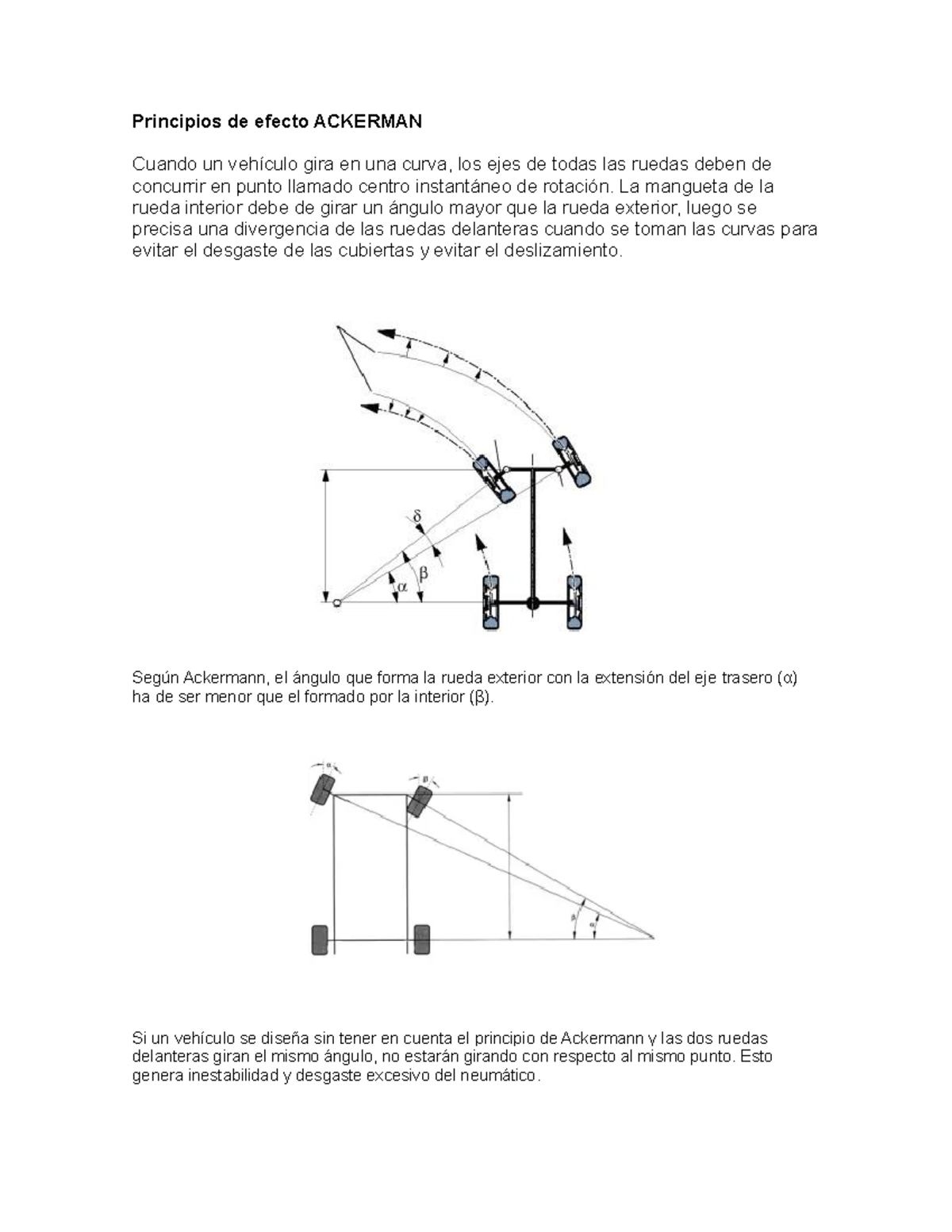 Principios de efecto Ackerman - Principios de efecto ACKERMAN Cuando un ...