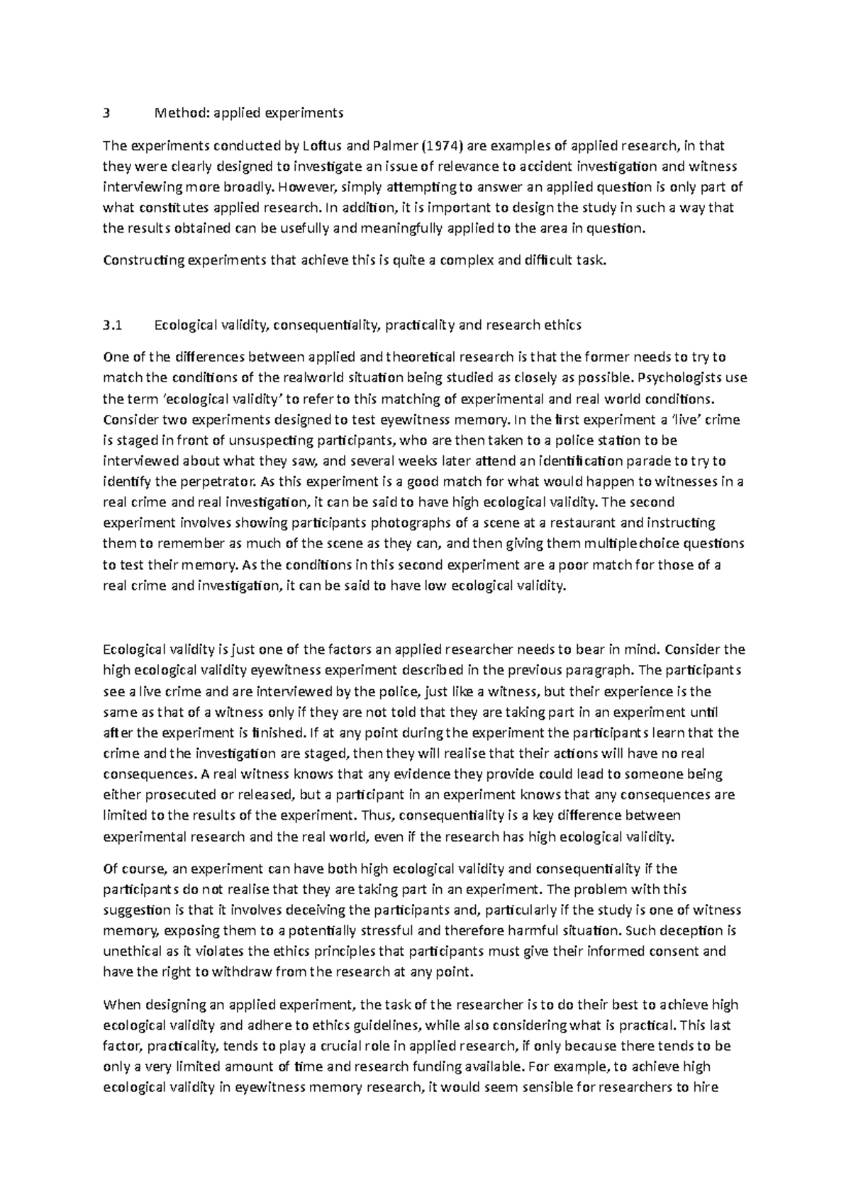 Chapter 9 3 3 1 3 In Depth Notes On The Investigating Methods