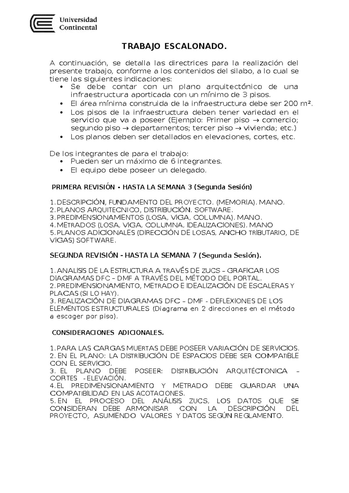 Trabajo Escalonado Analisis Estructural I - TRABAJO ESCALONADO. A ...