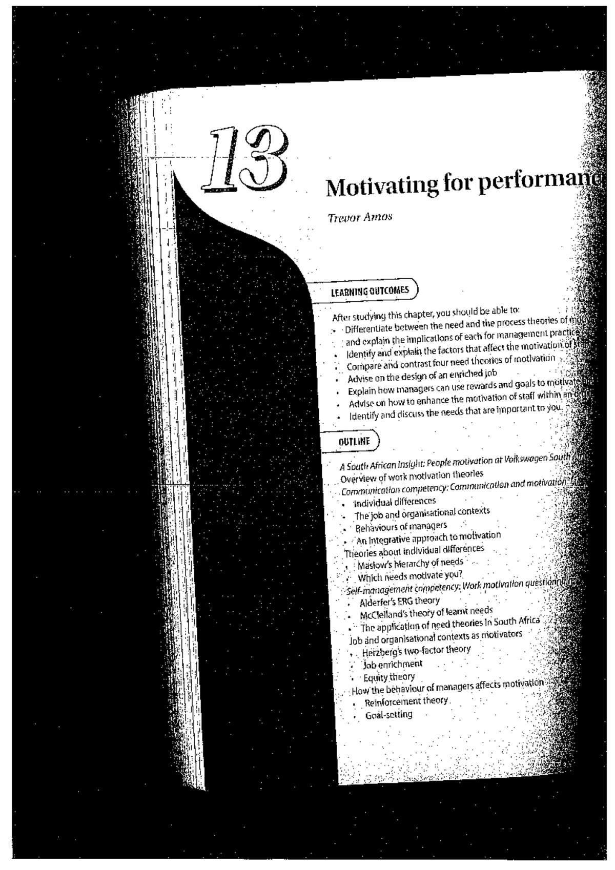 Chapter 13 Motivation - Lecture notes 1 - Studocu