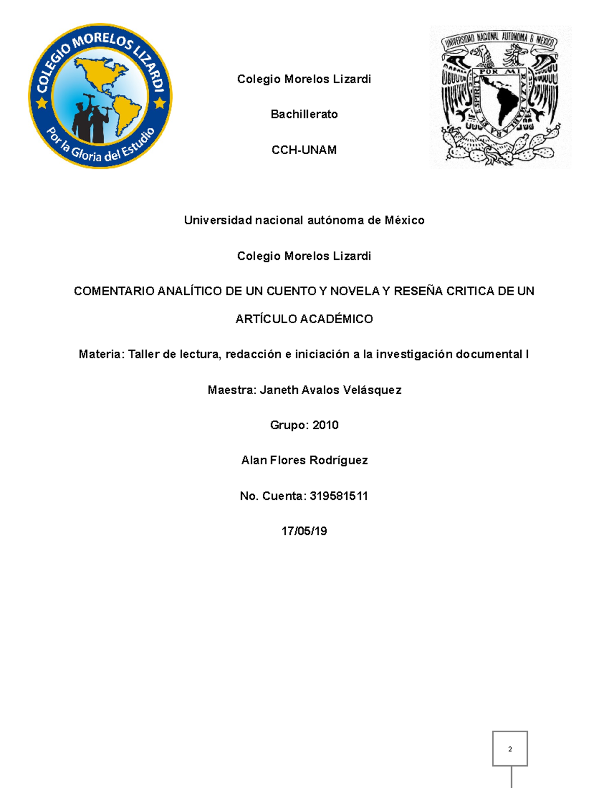 apunte del niño - Colegio Morelos Lizardi Bachillerato CCH-UNAM ...