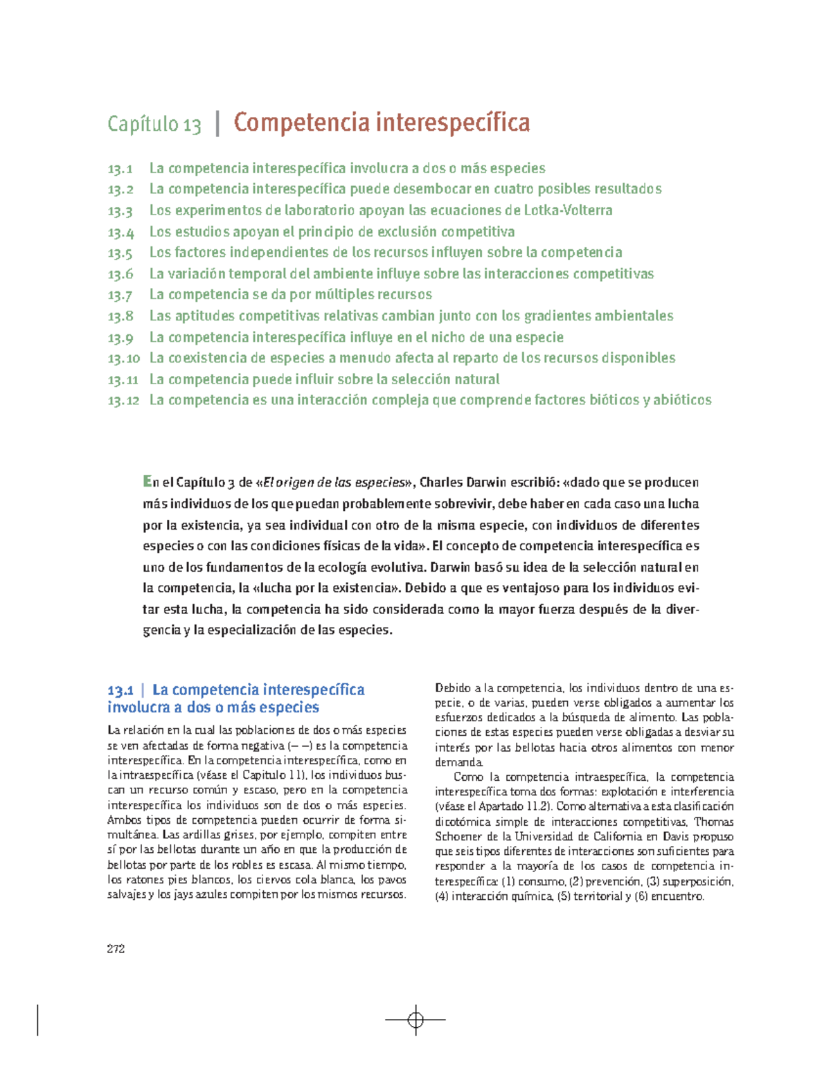 Competencia ínter específica Ecologia de smith - 13 | La competencia ...
