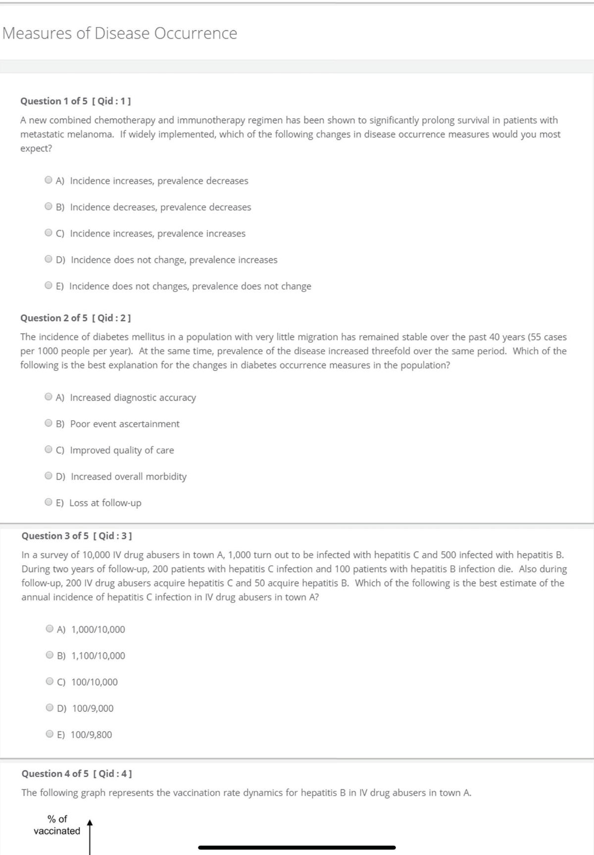 Biostas Review - Overview of Biostatists and Epidemiology. Complete ...